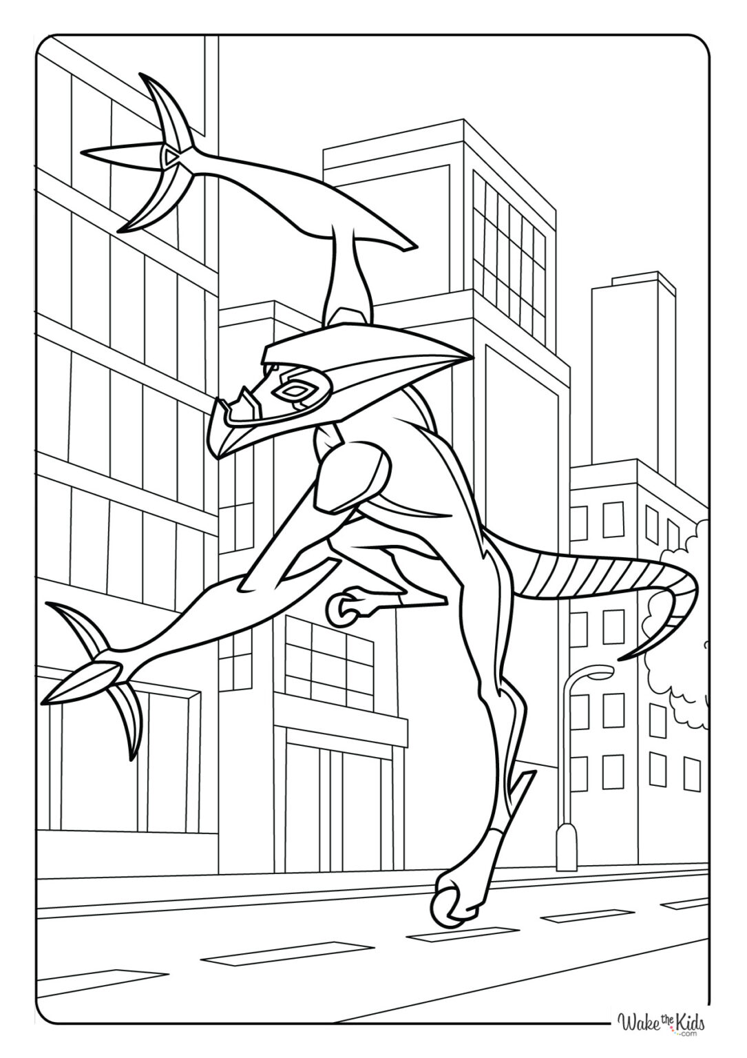 Ben 10 Coloring Pages (Free Printable PDFs) | WakeTheKids
