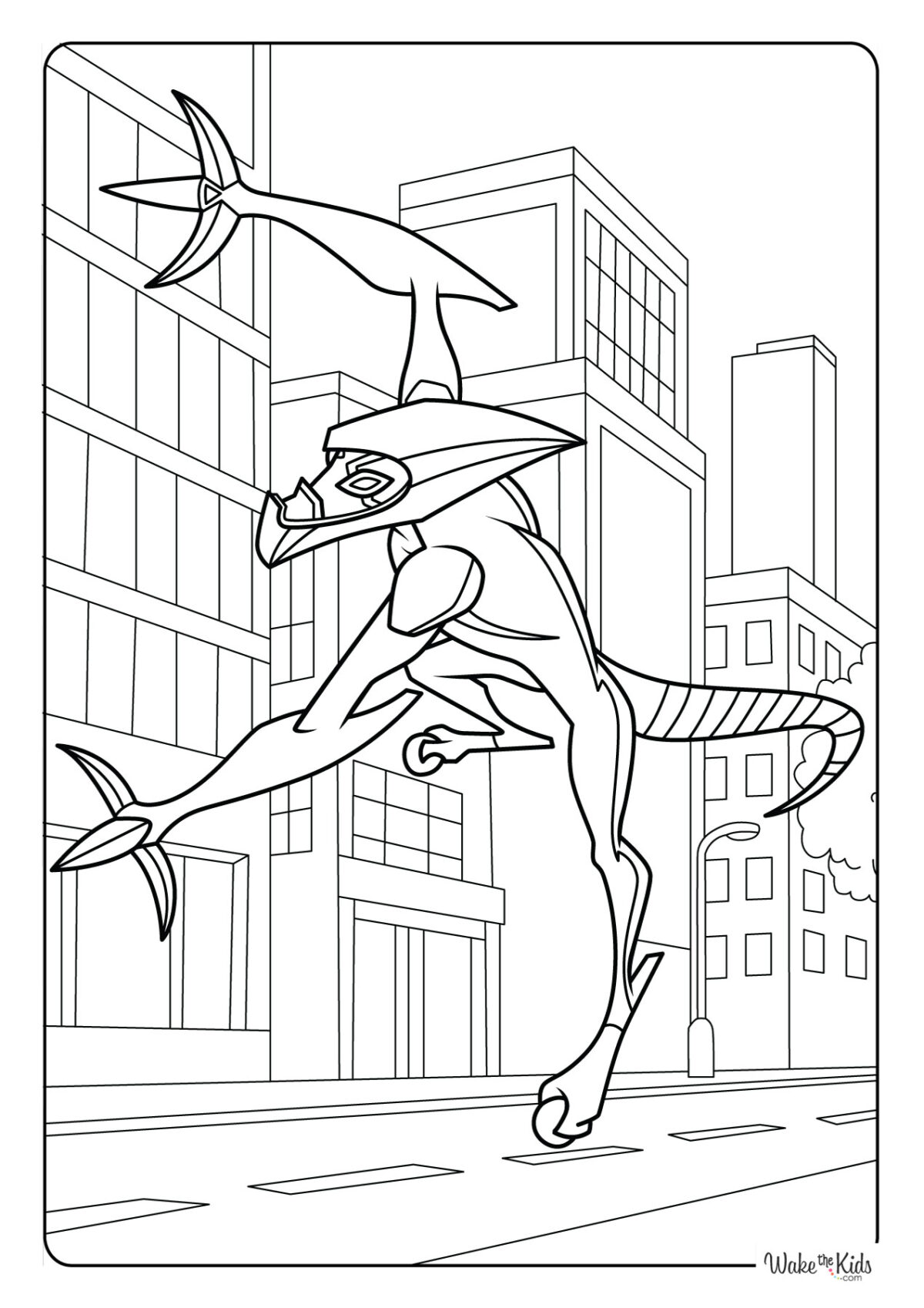 Ben 10 Coloring Pages (Free Printable PDFs) | WakeTheKids