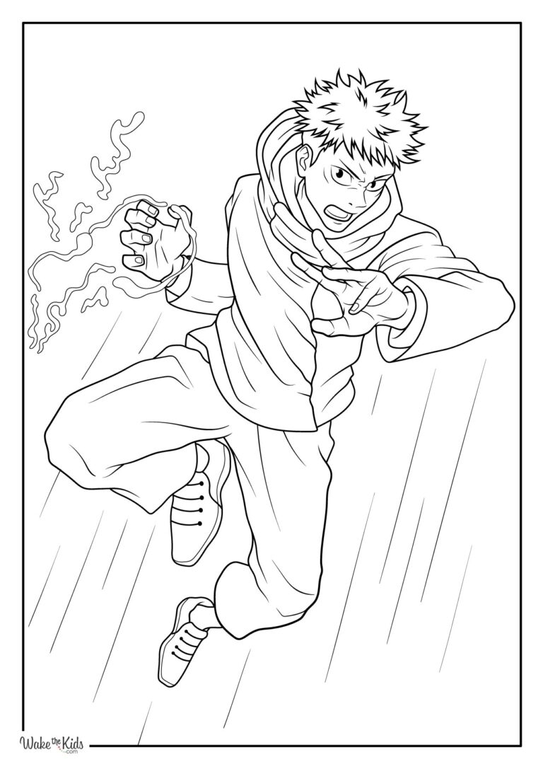 Jujutsu Kaisen Coloring Pages (Free Printable PDFs) | WakeTheKids