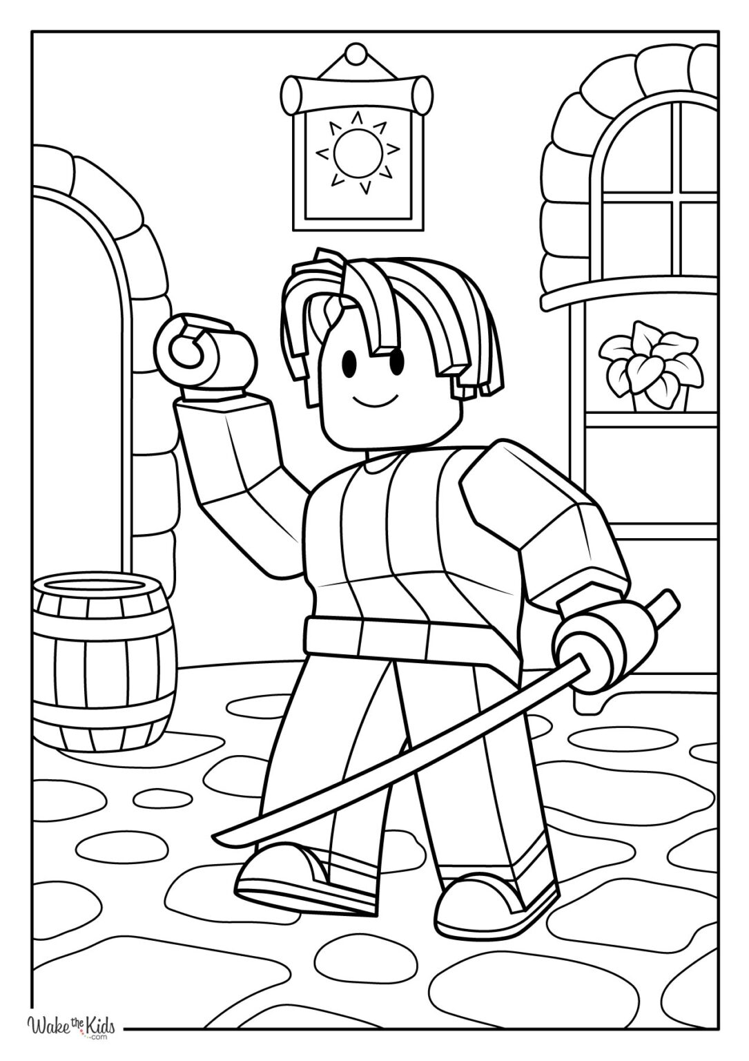 Roblox Coloring Pages (Free Printable PDFs) | WakeTheKids
