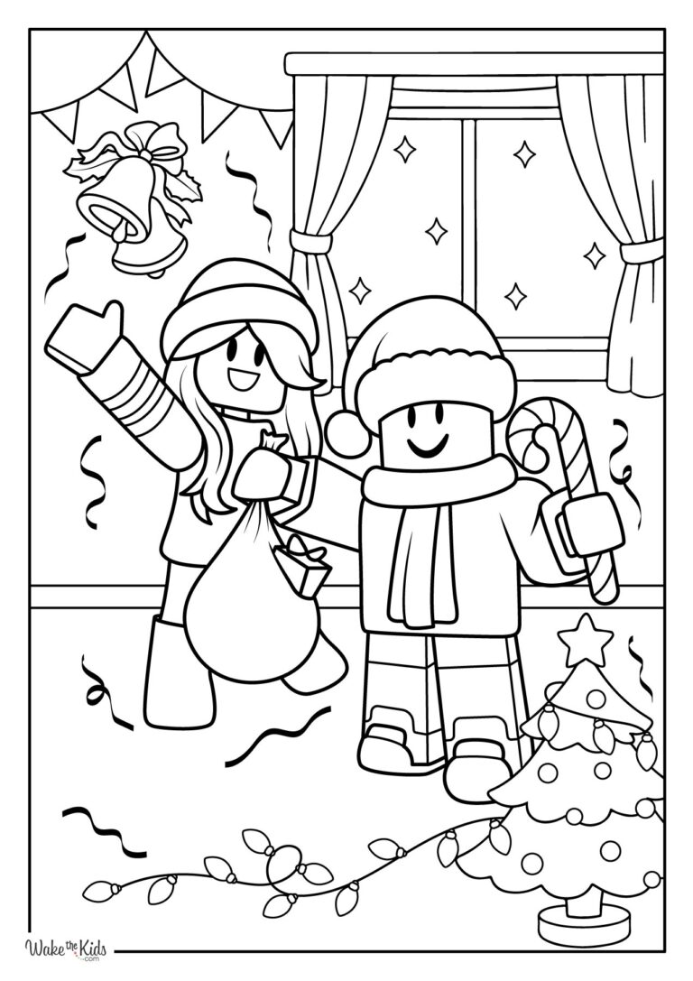 Roblox Coloring Pages (Free Printable PDFs) | WakeTheKids