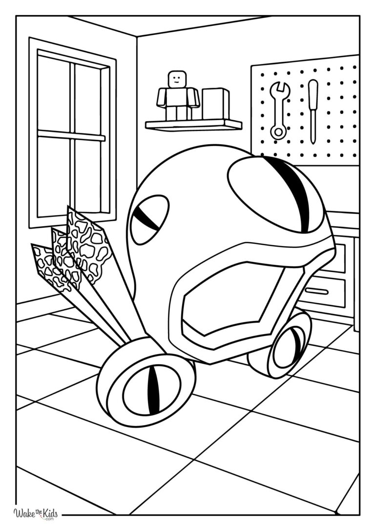 Roblox Coloring Pages (Free Printable PDFs) | WakeTheKids
