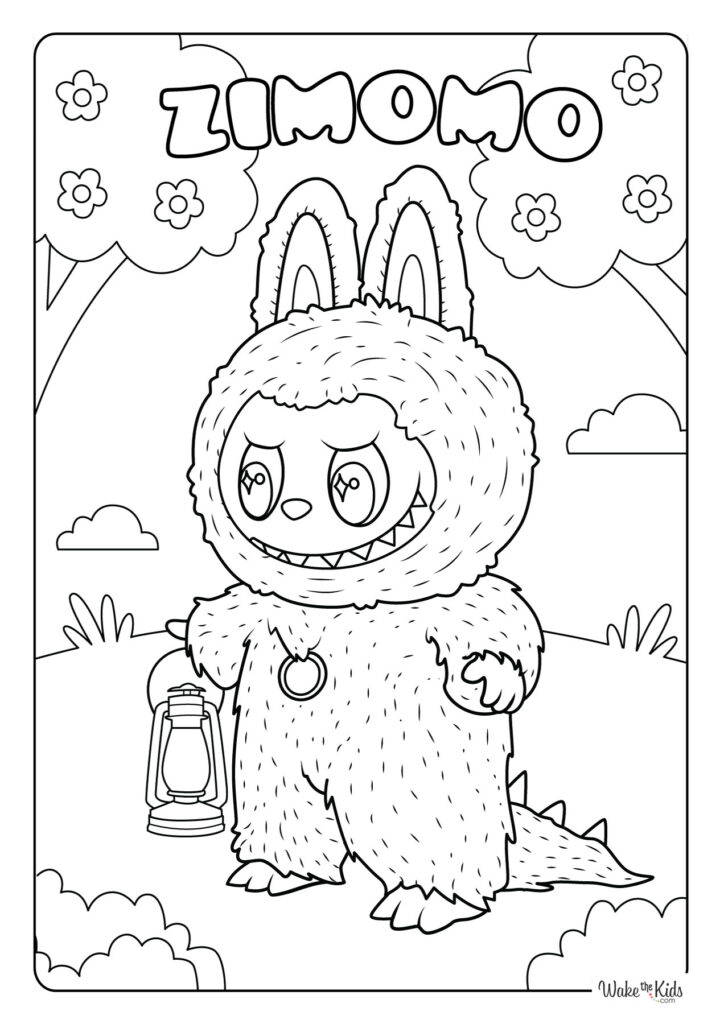 Labubu Coloring Pages (Free Printable PDFs) | WakeTheKids