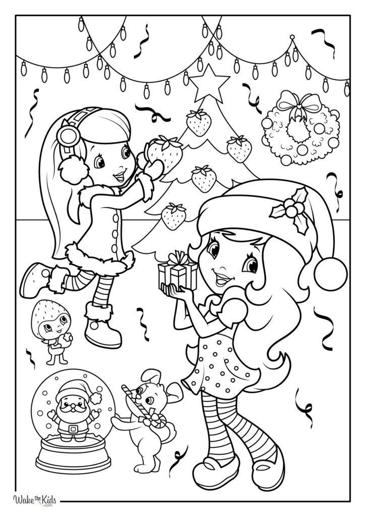 Strawberry Shortcake Coloring Pages (Free Printable PDFs) | WakeTheKids