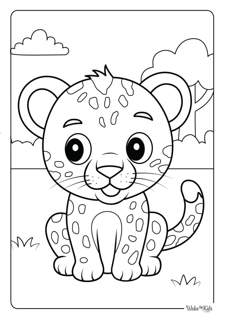 Cheetah Coloring Pages (Free Printable PDFs) | WakeTheKids