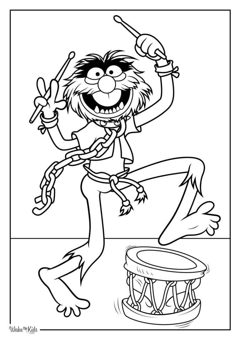 The Muppets Coloring Pages (Free Printable PDFs) | WakeTheKids