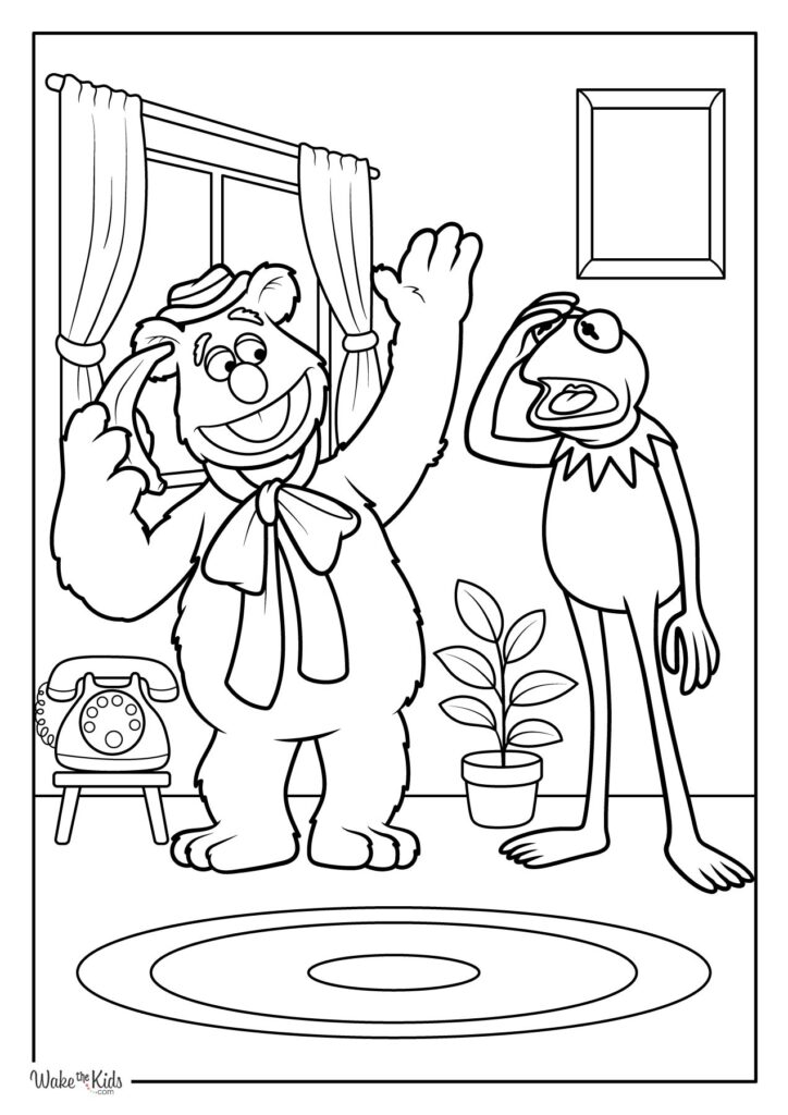 The Muppets Coloring Pages (Free Printable PDFs) | WakeTheKids