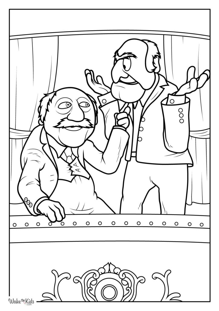 The Muppets Coloring Pages (Free Printable PDFs) | WakeTheKids