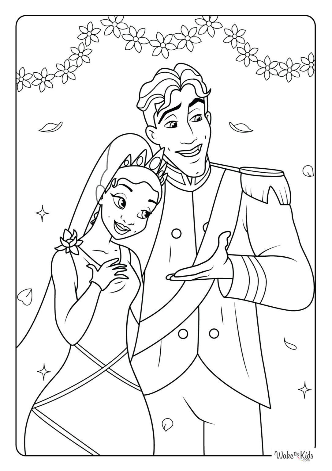 The Princess And The Frog Coloring Pages (Free Printable PDFs ...