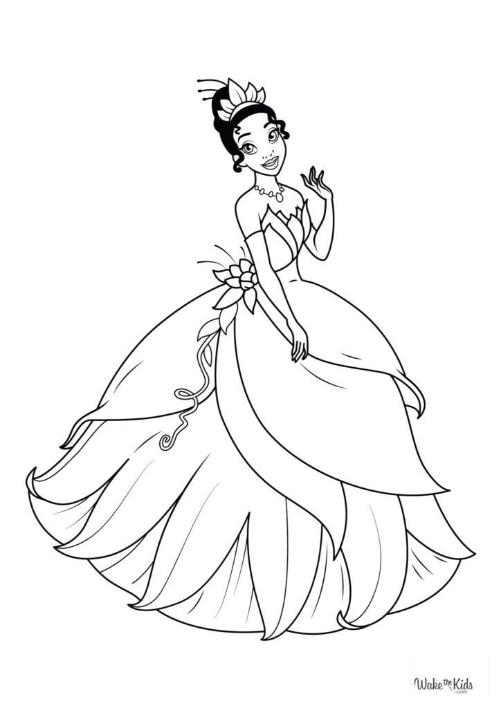 The Princess And The Frog Coloring Pages (Free Printable PDFs ...