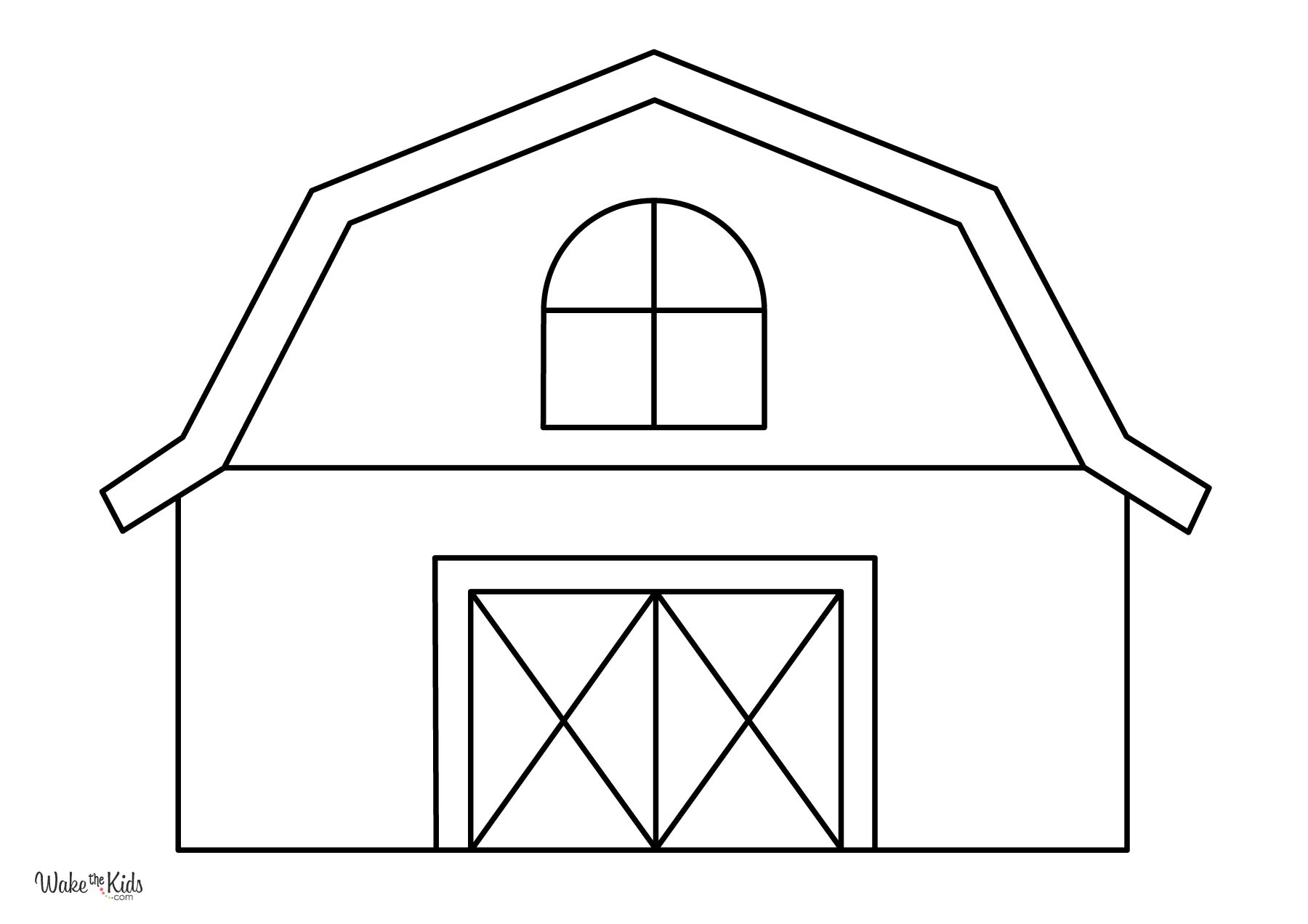 Barn Coloring Pages (Free Printable PDFs) | WakeTheKids