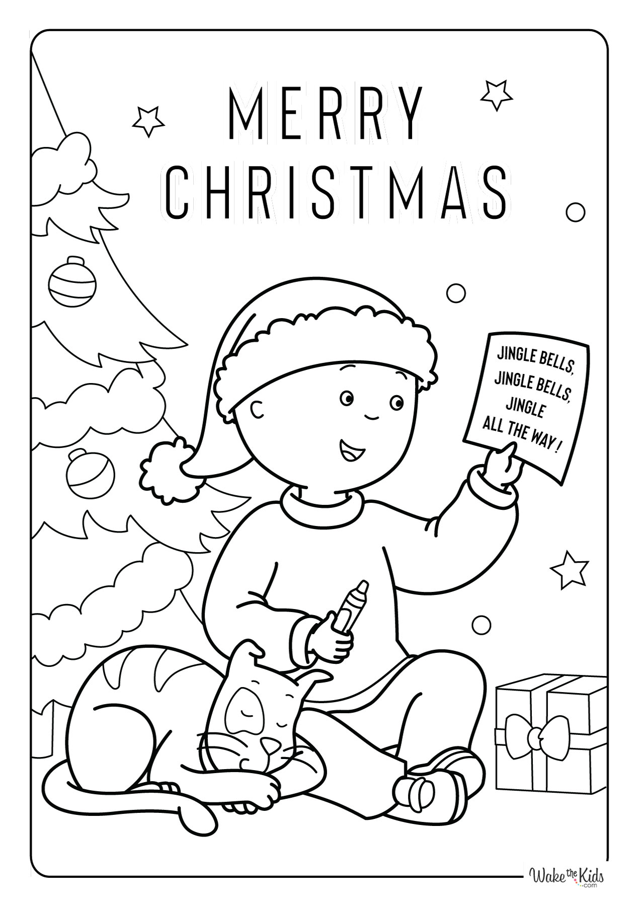 Caillou Coloring Pages (Free Printable PDFs) | WakeTheKids