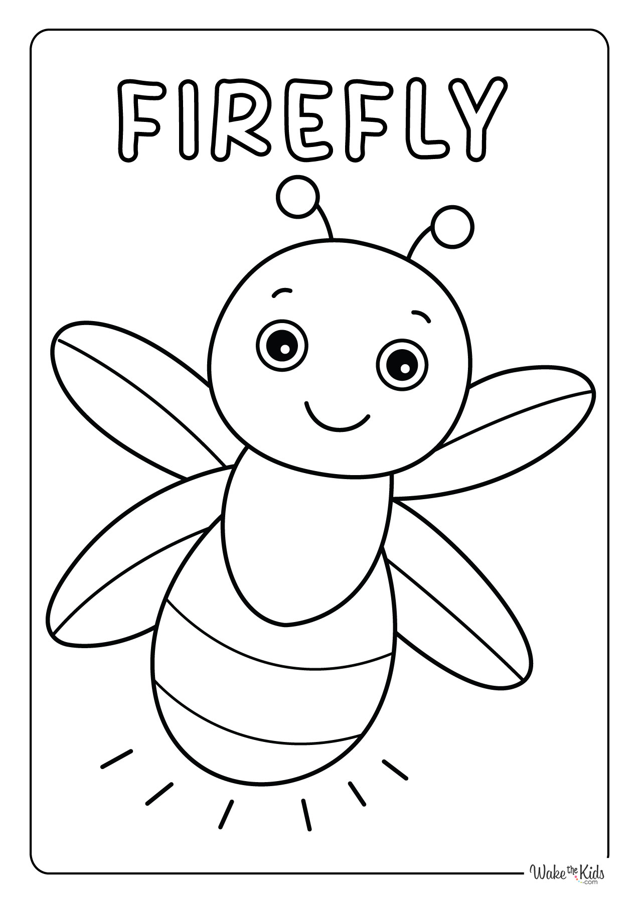 Firefly Coloring Pages (Free Printable PDFs) | WakeTheKids