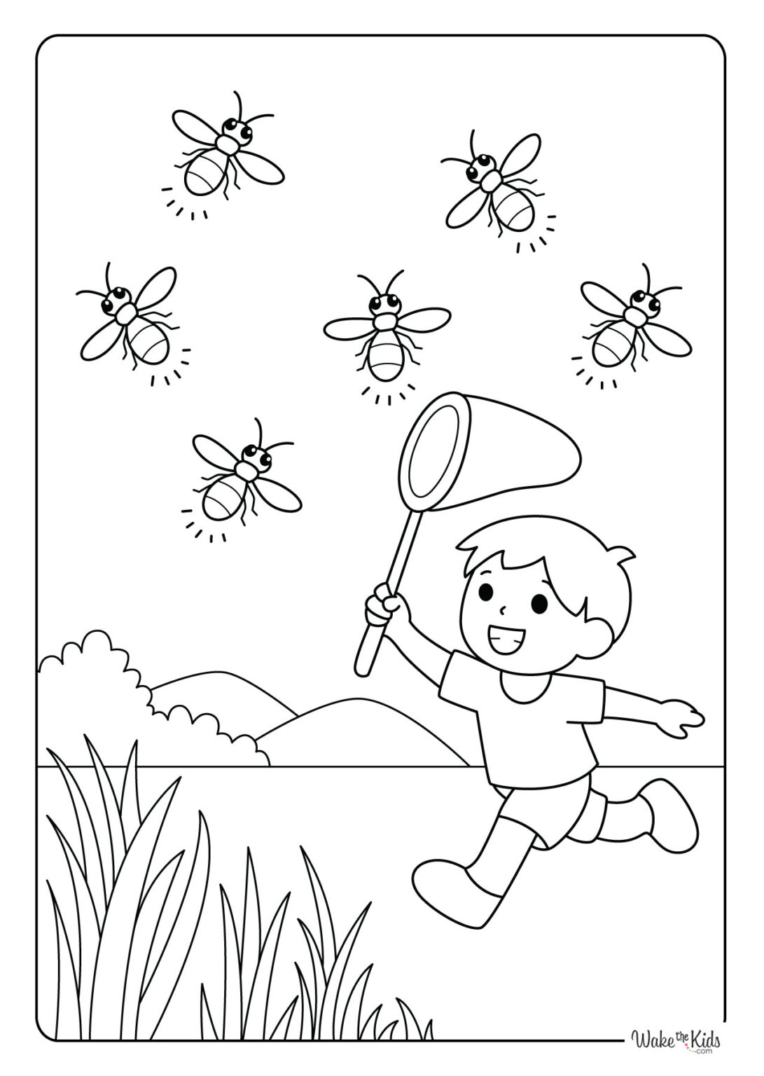 Firefly Coloring Pages (Free Printable PDFs) | WakeTheKids