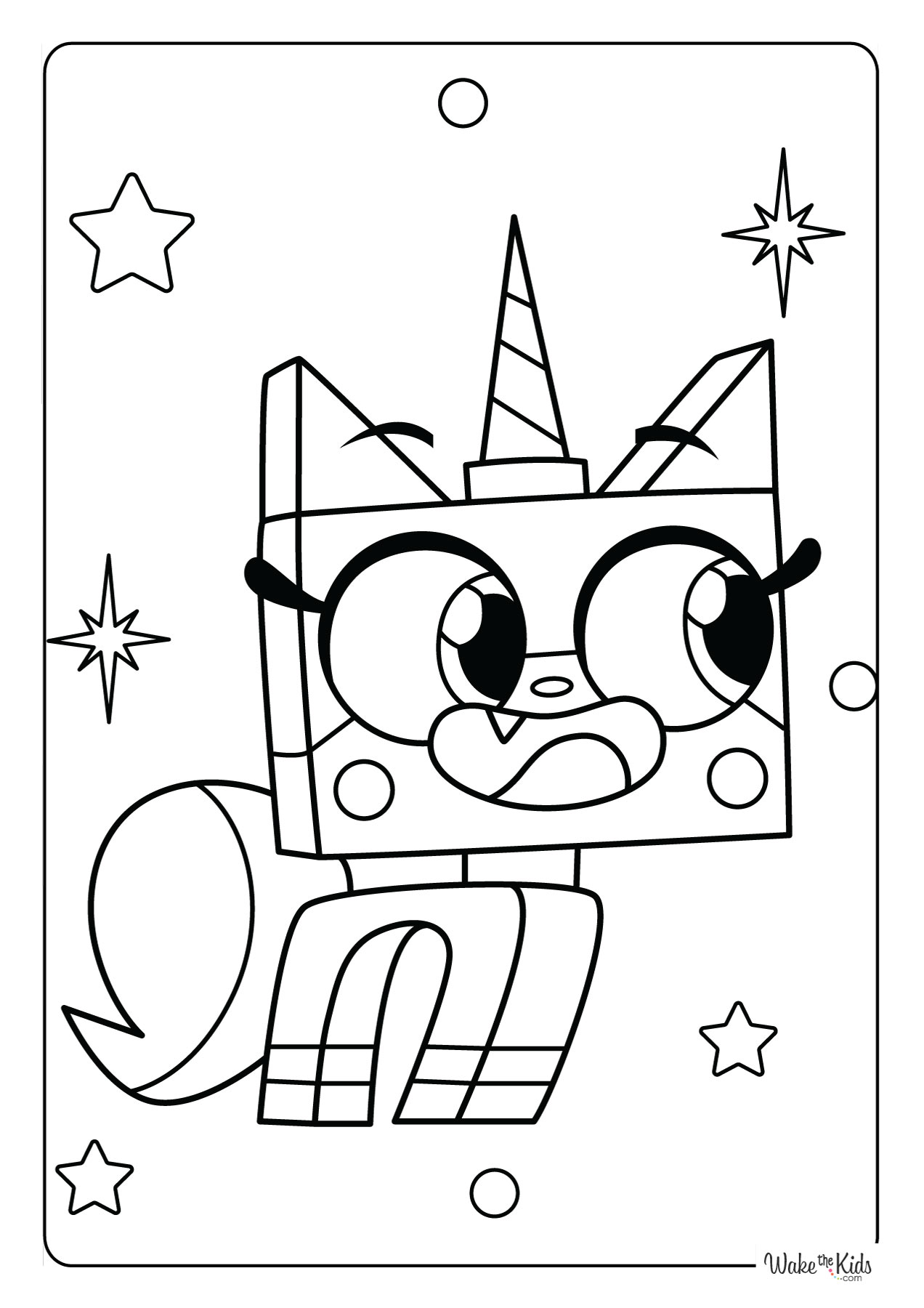 Unikitty Coloring Pages (Free Printable PDFs) | WakeTheKids