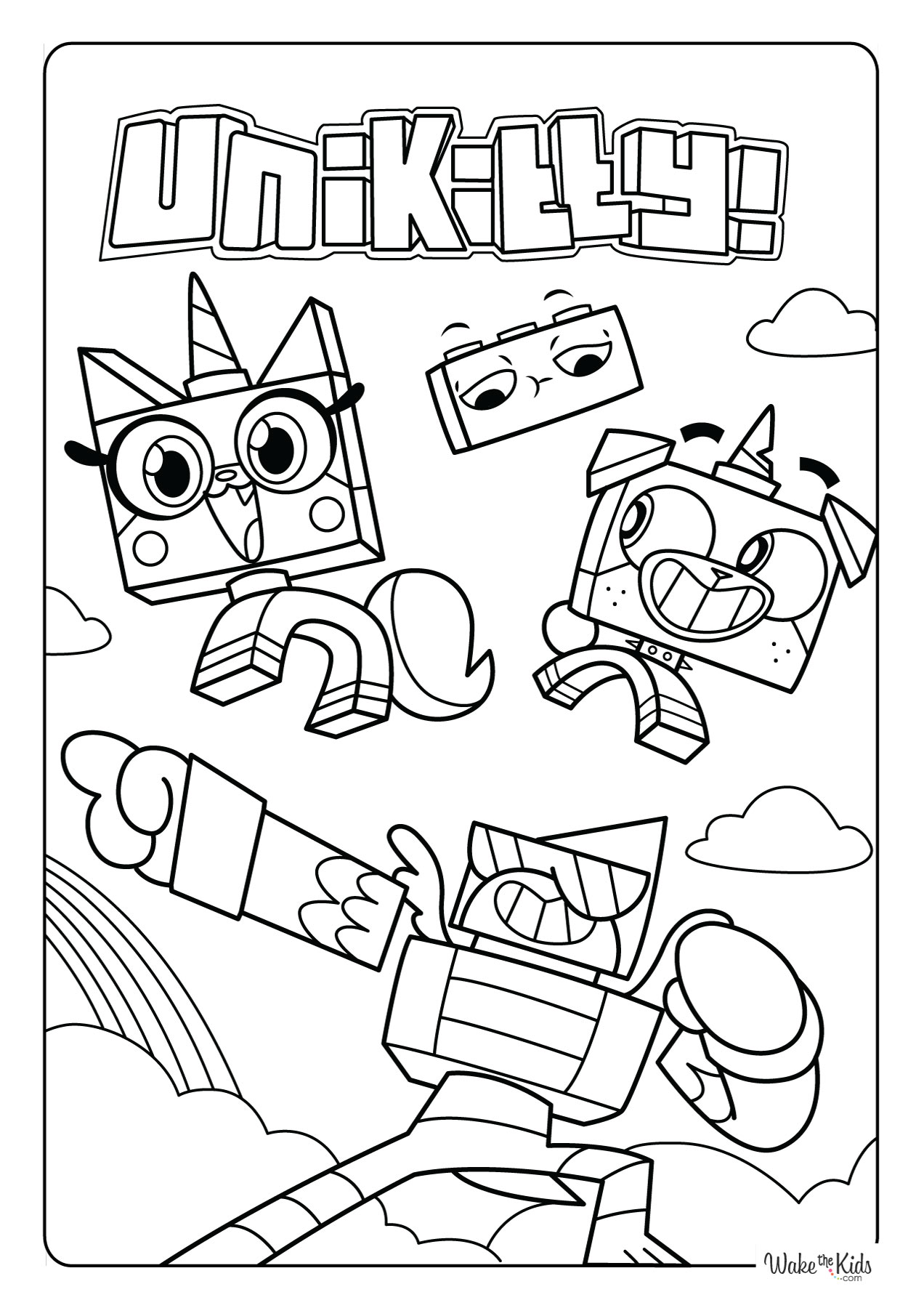 Unikitty Coloring Pages (Free Printable PDFs) | WakeTheKids