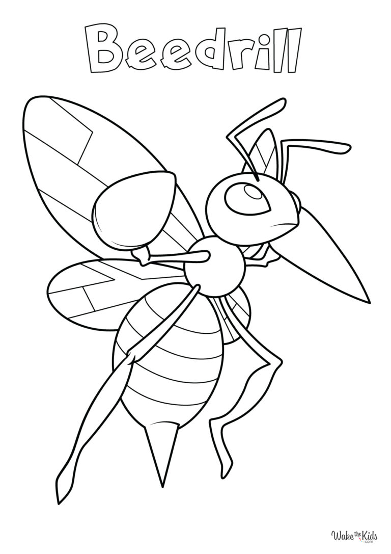 Beedrill Coloring Pages (Free Printable PDFs) | WakeTheKids