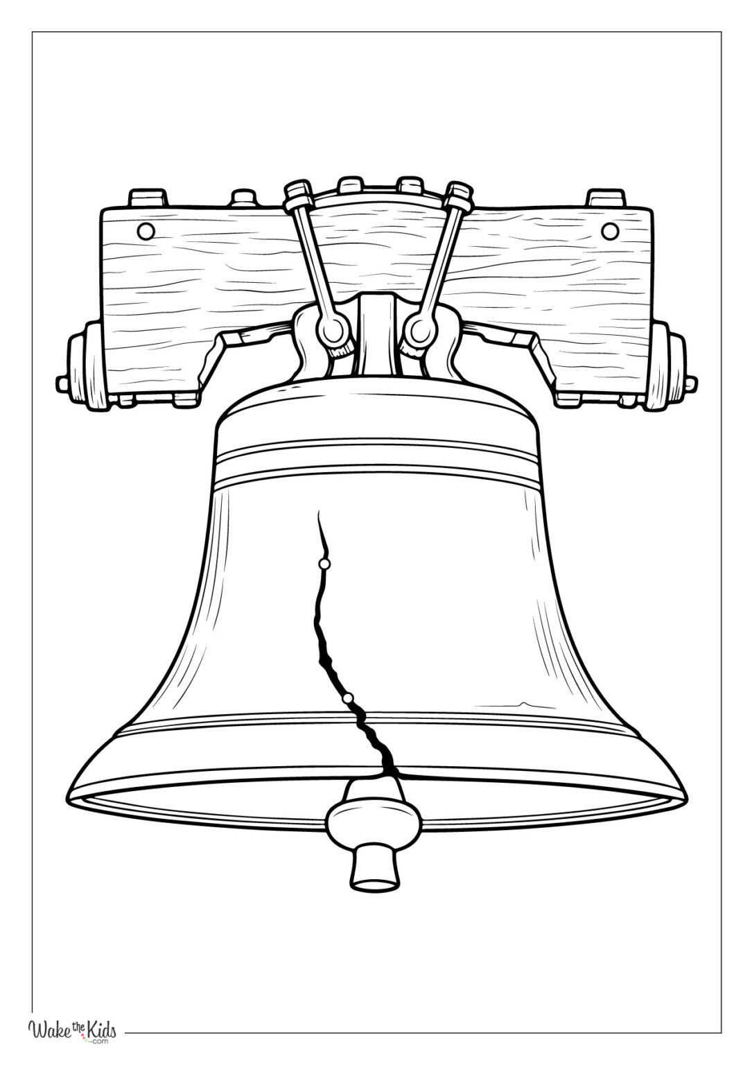 Liberty Bell Coloring Pages (Free Printable PDFs) | WakeTheKids