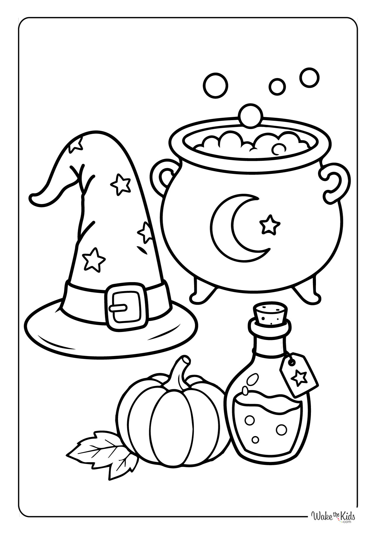 Witch Coloring Pages (Free Printable PDFs) | WakeTheKids